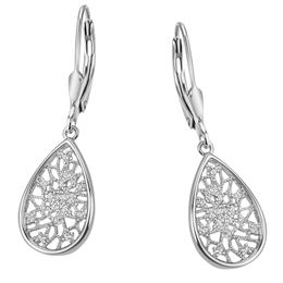 Firetti Damen Paar Ohrh&auml;nger "Schmuck Geschenk Silber 925 Ohrschmuck Ohrringe Tropfen", 15,1mm, Silber 925 (Sterlingsilber)silberfarben,