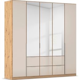 Dreht&uuml;renschrank OTTO HOME, B:226cm H:229cm T:54cm, beige, Holzwerkstoff, Schr&auml;nke, "Kleiderschrank Kleiderschr&auml;nke Schrank Garderobe AGORDO mit