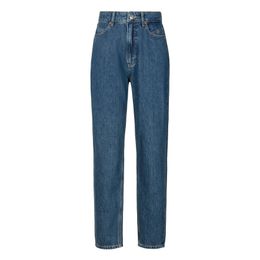 BOSS Orange Damen Mom-Jeans "Ruth Premium Damenmode", blau, Gr. 31, unifarben, Denim/Jeans, Obermaterial: 100% Baumwolle, Jeans, High Rise, High Waist