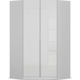 Eckkleiderschrank OTTO HOME, B:117cm H:210cm T:117cm, grau, Holzwerkstoff, Schr&auml;nke, "Kleiderschrank Schrank Ankleidezimmer Schlafzimmer Garderobe