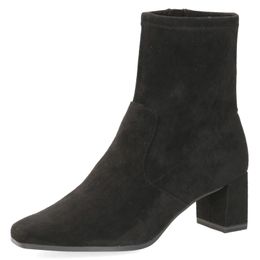 Caprice Damen Stiefelette, Gr. 37, schwarz, Textil, Schuhe, Abendschuh, Businesschuh mit praktischem Rei&szlig;verschluss