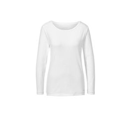 GOLDNER Damen Kurzarmshirt "Kurzgr&ouml;&szlig;e Basic T-Shirt aus reiner Baumwolle", wei&szlig;, Gr. 24, Obermaterial: 100% Baumwolle CO., Shirts
