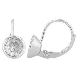 Adelia&acute;s ADELIA ́S Damen Paar Creolen "Damen Creolen aus 925 Sterling Silber und Zirkonia", Damen, Silber 925 (Sterlingsilber), silber, Silber 925