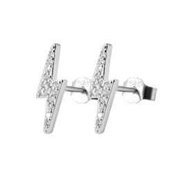 Adelia&acute;s ADELIA ́S Damen Paar Ohrh&auml;nger "Damen Ohrstecker aus 925 Sterling Silber und Zirkonia - Strass", Damen, Silber 925 (Sterlingsilber), silber, Silber