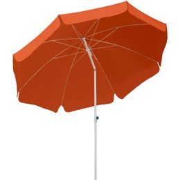 Sonnenschirm, orange, Schneider Schirme, Obermaterial: 100% Polyester, Terasse, Standschirme, "Ibiza", abknickbar, ohne Schirmst&auml;nder