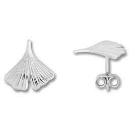 ONE ELEMENT Damen Paar Ohrh&auml;nger "Ginkgoblatt Ohrringe Ohrstecker aus 925 Silber", Damen, Silber 925 (Sterlingsilber), silber, Silber 925