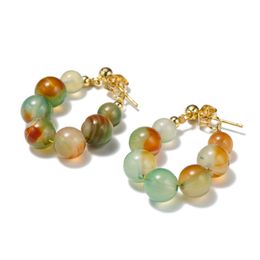 Firetti Damen Paar Ohrstecker "Schmuck Geschenk Edelstahl Ohrschmuck Ohrringe Edelsteine", 35mm, Edelstahl, bunt, Edelstahl, Ohrringe, Made in