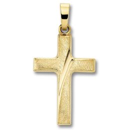 ONE ELEMENT Damen Kettenanh&auml;nger "Kreuz Anh&auml;nger aus 333 Gelbgold Kreuz Anh&auml;nger aus 333 Gelbgold", Damen, Gelbgold 333 Gold, gold, Gelbgold 333,