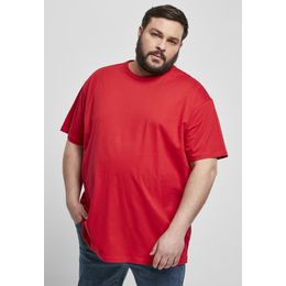 T-Shirt Urban Classics "Urban Classics Herren Organic Basic Tee", Damen, Gr. 3XL, cityrot, 100% Baumwolle, unifarben, normal, Rundhals, Shirts T-Shirt