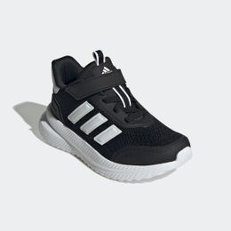 M&auml;dchen Sneaker "X_PLRPATH F&Uuml;R KINDER", adidas Sportswear, Gr. 33, schwarz-wei&szlig;, Synthetik, Textil, Schuhe, mit Klettverschluss