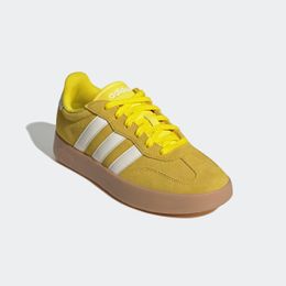 Damen Sneaker "BARREDA", adidas Sportswear, Gr. 42,5gelb, sanftes wei&szlig;, gum 3, Leder, Synthetik, Schuhe, inspiriert vom Design des adidas Handball