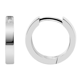 Adelia&acute;s ADELIA ́S Damen Paar Creolen "Damen Creolen aus poliertem 925 Sterling Silber &Oslash; 11 mm", Damen, Silber 925 (Sterlingsilber), silber, Silber 925
