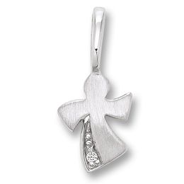 ONE ELEMENT M&auml;dchen Kettenanh&auml;nger "Zirkonia Engel Anh&auml;nger aus 925 Silber", Silber 925 (Sterlingsilber), silber, Silber 925 (Sterlingsilber),