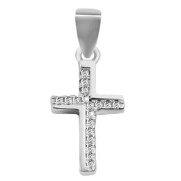 Adelia&acute;s ADELIA ́S Damen Kettenanh&auml;nger "hochwertiger Kreuz Anh&auml;nger aus 925 Sterling Silber", Silber 925 (Sterlingsilber), silber, Silber 925