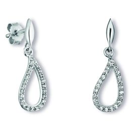 ONE ELEMENT Damen Paar Ohrh&auml;nger "Zirkonia Ohrringe Ohrh&auml;nger aus 925 Silber", Damen,mit Zirkonia, Silber 925 (Sterlingsilber), silber, Silber 925
