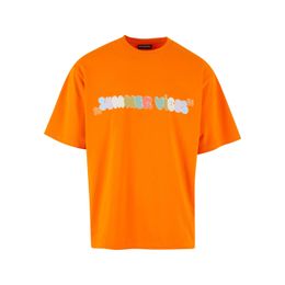 2Y STUDIOS Damen T-Shirt "2Y Studios Herren 2Y Summer Vibes Oversize Tee"orange, Gr. L, bedruckt, 100% Baumwolle, Shirts