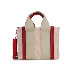 Harpa Damen Schultertasche "TAMI"scarlet, Polyurethan (PU), mehrfarbig, Taschen, mit sportlichen Canvas-Streifen