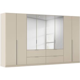Dreht&uuml;renschrank OTTO HOME, B:360cm H:210cm T:54cm, beige, Holzwerkstoff, Schr&auml;nke, "Kleiderschrank Schrank Garderobe AGORDO mit Dekor- oder