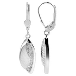Adelia&acute;s ADELIA ́S Damen Paar Ohrh&auml;nger "Damen Ohrh&auml;nger aus poliertem 925 Sterling Silber und Zirkonia", Damen, Silber 925 (Sterlingsilber), silber, Silber