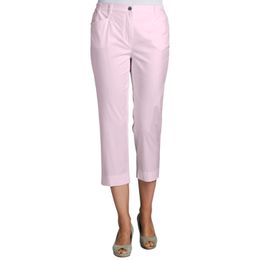 GOLDNER Damen 7/8-Hose "Leichte 7/8 Baumwoll-Hose Anna", rosa, Gr. 54, Obermaterial: 98% Baumwolle CO. 2% Elasthan EL., Hosen