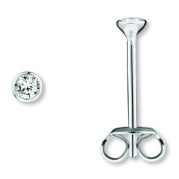 ONE ELEMENT Damen Paar Ohrh&auml;nger "Zirkonia Zarge Ohrringe Ohrstecker aus 925 Silber", Damen, Silber 925 (Sterlingsilber), silber, Silber 925