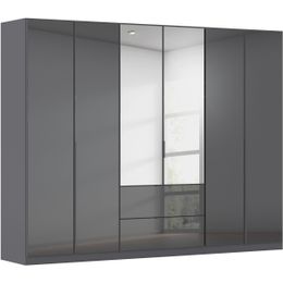 Dreht&uuml;renschrank OTTO HOME, B:271cm H:210cm T:54cm, grau, Holzwerkstoff, Schr&auml;nke, "Kleiderschrank Kleiderschr&auml;nke Schrank Garderobe AGORDO mit