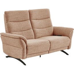 2-Sitzer Home Affaire, B:161cm H:108cm T:96cmrusty, 76% Polyacryl, 24% Polyester, Sofas, "Aventis Sofa mit motorischer Relaxfunktion, Breite 161 cm",