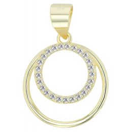 Adelia&acute;s ADELIA ́S Damen Kettenanh&auml;nger "stylischer Schmuck Anh&auml;nger aus 925 Sterling Silber", Silber 925 (Sterlingsilber), gold, Silber 925 (Sterlingsilber),