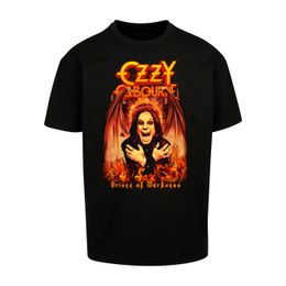 Merchcode Damen T-Shirt "Merchcode Ozzy Osbourne - Demon Wings Heavy Oversize Tee"schwarz, Gr. XL, bedruckt, 100% Baumwolle, Shirts