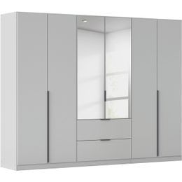 Dreht&uuml;renschrank OTTO HOME, B:271cm H:229cm T:54cm, grau, Holzwerkstoff, Schr&auml;nke, "Kleiderschrank Schrank Garderobe AGORDO mit Dekor- oder