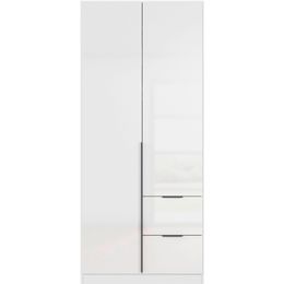 Dreht&uuml;renschrank OTTO HOME, B:91cm H:210cm T:54cm, wei&szlig;, Holzwerkstoff, Schr&auml;nke, "Kleiderschrank Schrank Garderobe AGORDO mit Dekor- oder