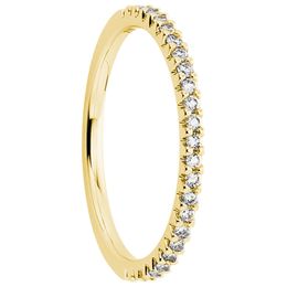 ONE ELEMENT Damen Diamantring "0.25 ct Diamant Brillant Ring aus 585 Gelbgold", 54, 0,25 mit Diamant, Diamanten Gelbgold 585 Gold, gold, Diamanten,