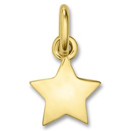 ONE ELEMENT M&auml;dchen Kettenanh&auml;nger "Stern Anh&auml;nger aus 333 Gelbgold", Gelbgold 333 Gold, gold, Gelbgold 333, Gold, Schmuckanh&auml;nger, Fein gefertigt &ndash;