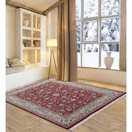 Orientteppich OTTO HOME, B:90cm H:12mm L:160cm, rot, Schurwolle, Teppiche, "BI Oriental", reine Wolle, handgekn&uuml;pft, orientalisches Design, mit