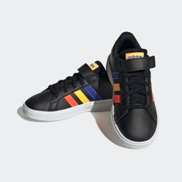 M&auml;dchen Klettschuh "GRAND COURT 2.0 KIDS", adidas Sportswear, Gr. 29, bunt, Synthetik, Textil, Schuhe, Design auf den Spuren des adidas Superstar,