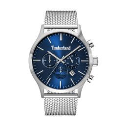 Timberland Damen Chronograph "Annes Brook"edelstahlfarben, blau, Armbanduhren, Quarzuhr, Armbanduhr, Herrenuhr, Edelstahlarmband, analog, Tag