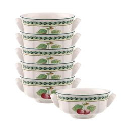 Villeroy & Boch VILLEROY & BOCH Tasse "Suppentassen French Garden Fleurence 240 ml 6er Set bunt", 6 tlg., bunt, Trinkgef&auml;&szlig;e