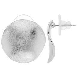 Adelia&acute;s ADELIA ́S Damen Paar Ohrh&auml;nger "Damen Ohrstecker aus poliertem 925 Sterling Silber &Oslash; 12 mm", Damen, Silber 925 (Sterlingsilber), silber, Silber 925