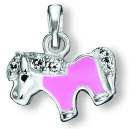 ONE ELEMENT M&auml;dchen Kettenanh&auml;nger "Zirkonia Ponny Anh&auml;nger aus 925 Silber", Silber 925 (Sterlingsilber), silber, Silber 925 (Sterlingsilber),