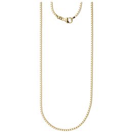 Jobo Damen Goldkette, Gelbgold 585, L: 60gelbgold 585, Gelbgold 585, Halsketten, Venezianerkette 585 Gold diamantiert 60 cm 2 mm