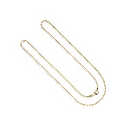 Jobo Damen Goldkette, Gelbgold 585, L: 60, gold, Gelbgold 585, Halsketten, Venezianerkette 585 Gold diamantiert 60 cm 2 mm