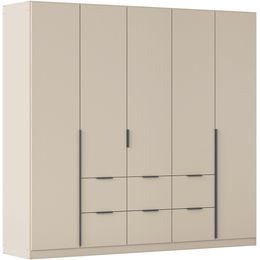 Dreht&uuml;renschrank OTTO HOME, B:226cm H:229cm T:54cmbeige (champagner), Holzwerkstoff, Schr&auml;nke, "Kleiderschrank Schrank Garderobe AGORDO mit Dekor-