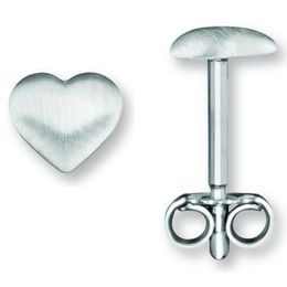 ONE ELEMENT Damen Paar Ohrh&auml;nger "Herz Ohrringe Ohrstecker aus 925 Silber", Damen, Silber 925 (Sterlingsilber), silber, Silber 925 (Sterlingsilber),