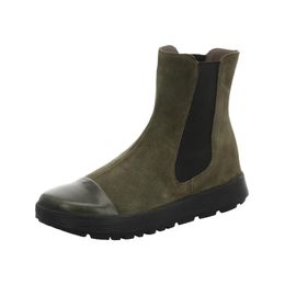 Think! Chelsea Boots 'Comoda' Damen Gr&ouml;&szlig;e 37 oliv / schwarz Winterschuhe