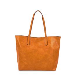 Harpa Damen Henkeltasche "SLOAN"hellbraun, Polyurethan (PU), unifarben, Taschen, mit herausnehmbarer Innentasche