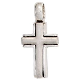 Jobo Damen Kreuzanh&auml;nger "Anh&auml;nger Kreuz Platinkreuz 18 mm", Platin 950platin 950, Platin 950, Schmuckanh&auml;nger, 950 Platin