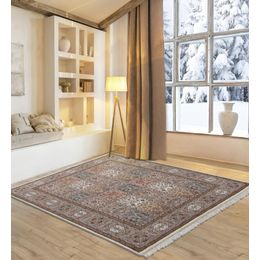 Orientteppich OTTO HOME, B:250cm H:12mm L:300cm, braun, Schurwolle, Teppiche, "BB Oriantal 1", reine Wolle, handgekn&uuml;pft, orientalisches Design, mit