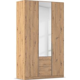 Dreht&uuml;renschrank OTTO HOME, B:136cm H:229cm T:54cm, braun, Holzwerkstoff, Schr&auml;nke, "Kleiderschrank Schrank Garderobe AGORDO mit Dekor- oder