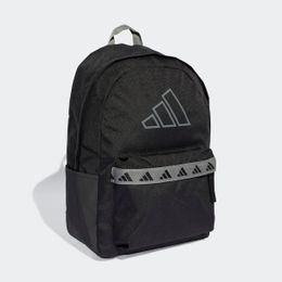 Rucksack "CL TAPE BPK"schwarz, grau three, adidas Performance, Rucks&auml;cke, f&uuml;r Erwachsene, sportlich und stilvoll, mehrere F&auml;cher und Taschen