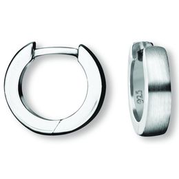 ONE ELEMENT Damen Paar Creolen "Ohrringe Creolen aus 925 Silber &Oslash; 12,4 x 3,0 mm", Damen, Silber 925 (Sterlingsilber), silber, Silber 925